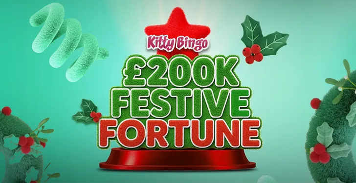 Five Weeks of Prizes in Kitty Bingo’s £200K Festive Fortune
