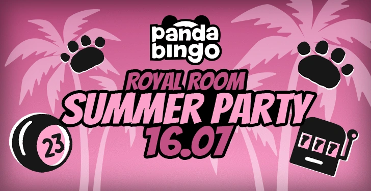 Summer Fun and Prizes at Panda Bingo’s Royal Room Party